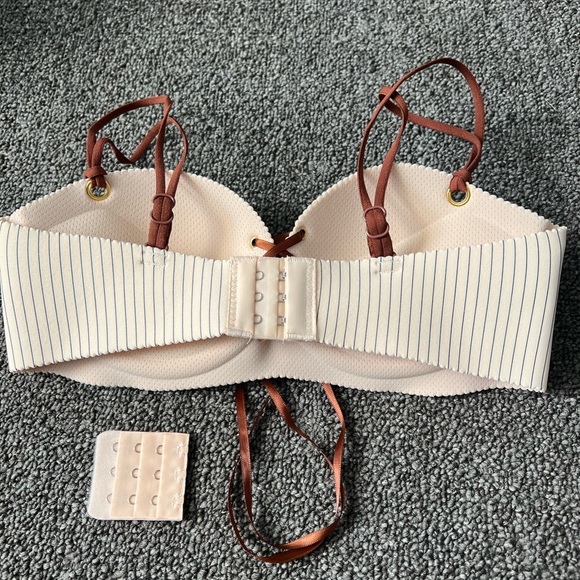 Private Label | Intimates & Sleepwear | Just In Lace Tie Pinestripe ...